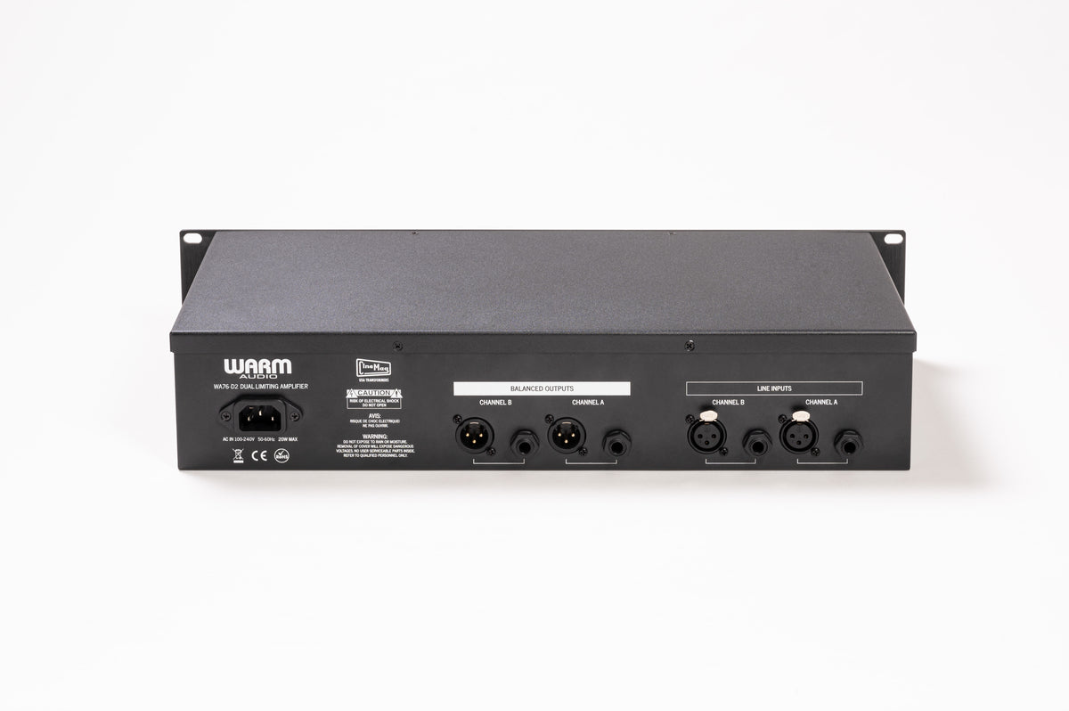 Warm Audio WA-76-D Dual Channel Clean Gain Discrete FET Compressor ...